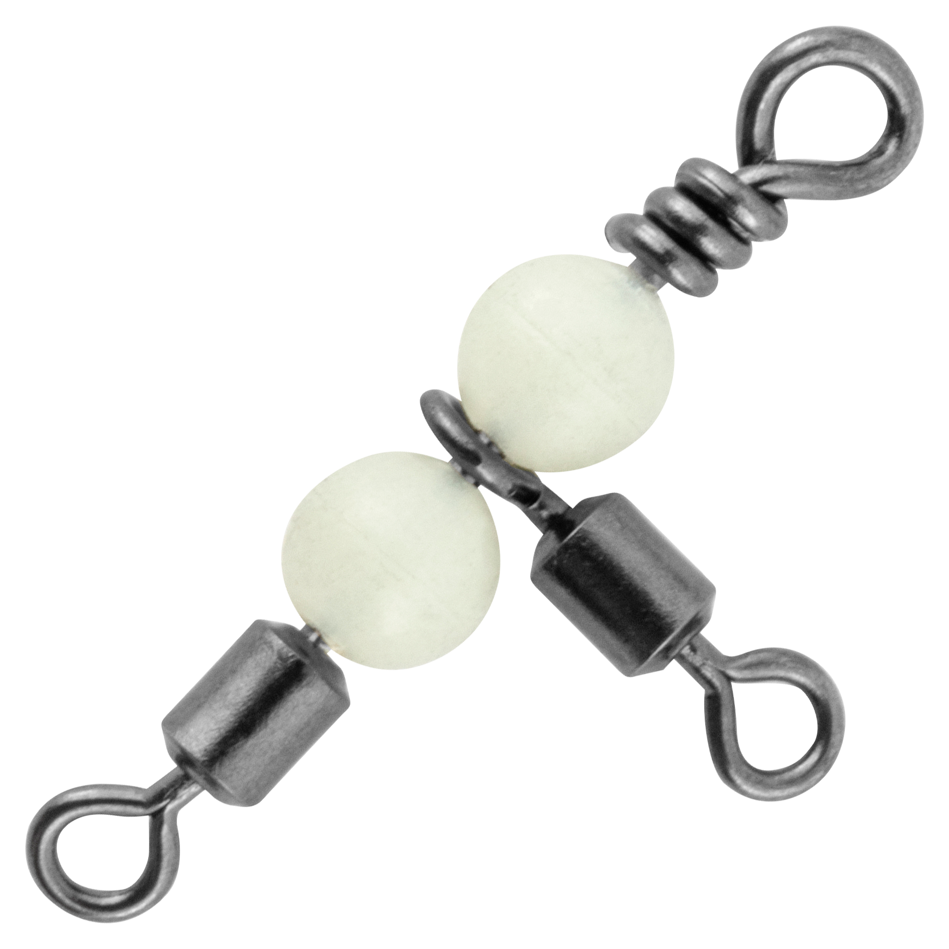 Tsunami Heavy-Duty Rolling T Swivel with Glow Beads | Mack's Prairie Wings